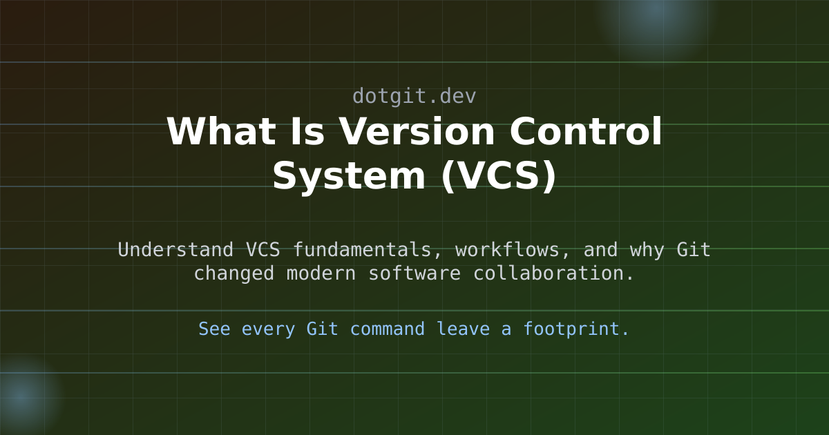 What Is Version Control System (VCS) | dotgit.dev